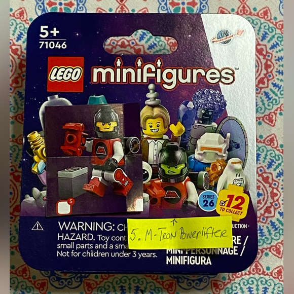 Lego | Toys | 38 Series 26 Space Lego Minifigure Mtron Powerlifter Nwt ...